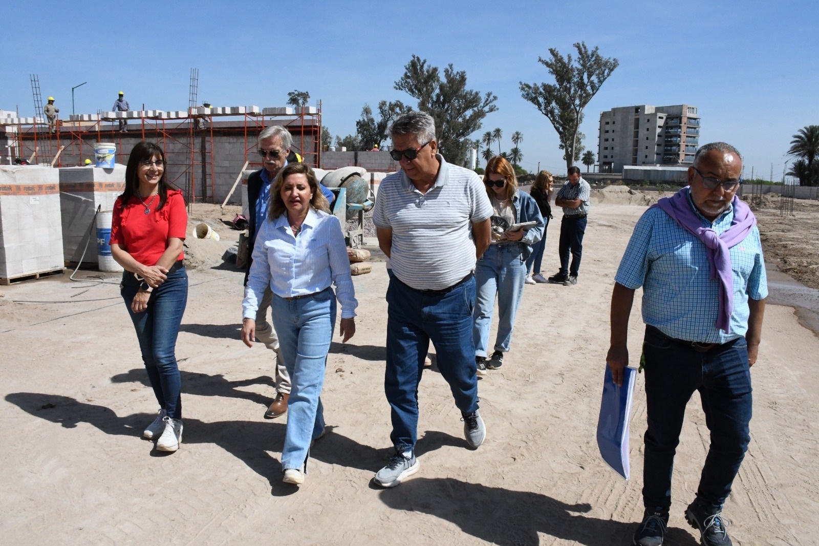 FUENTES SUPERVISÓ LA CONSTRUCCIÓN DEL NUEVO EDIFICIO DE LA DIRECCIÓN DE ...